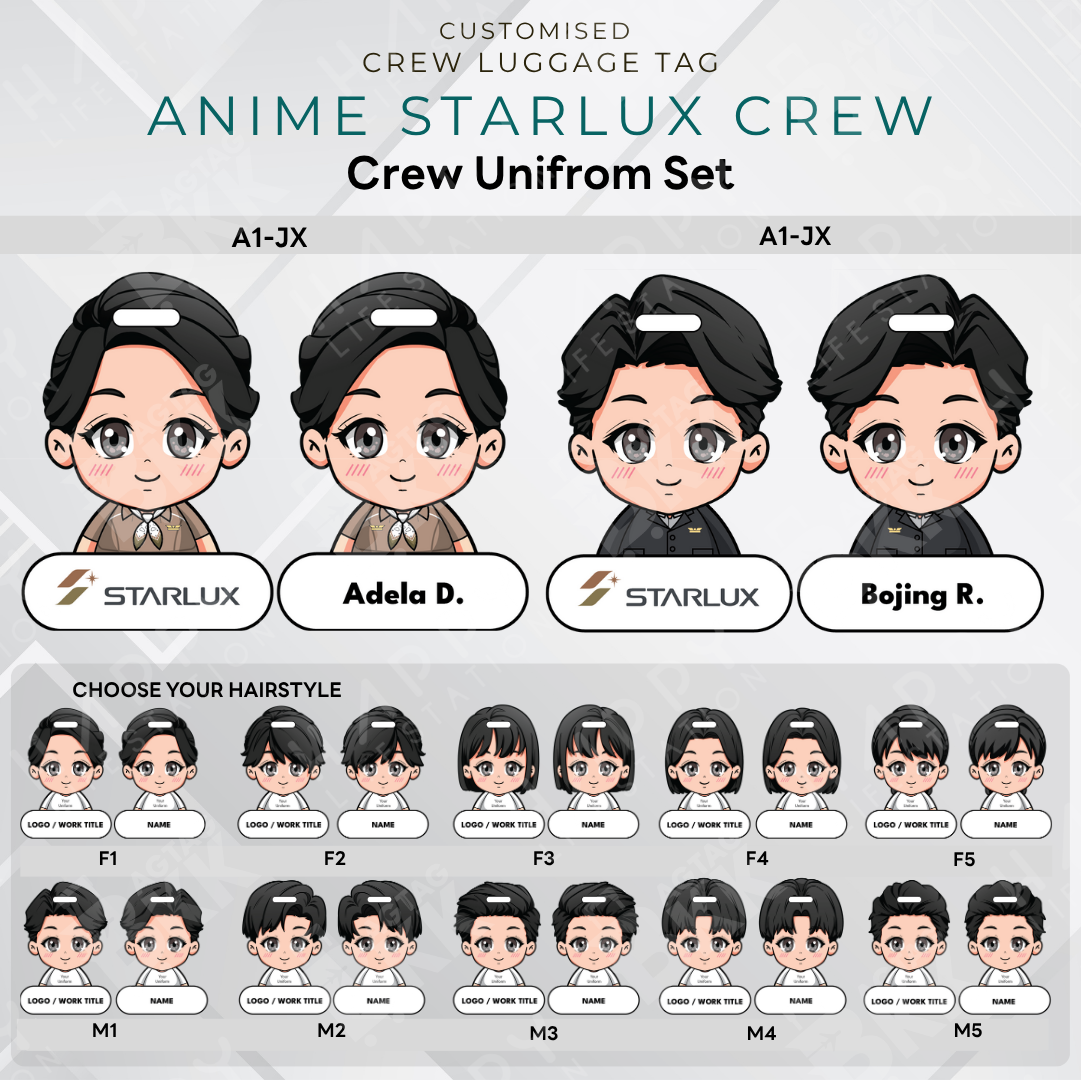 Anime - Starlux Airlines Crew – BAGTAGBKK