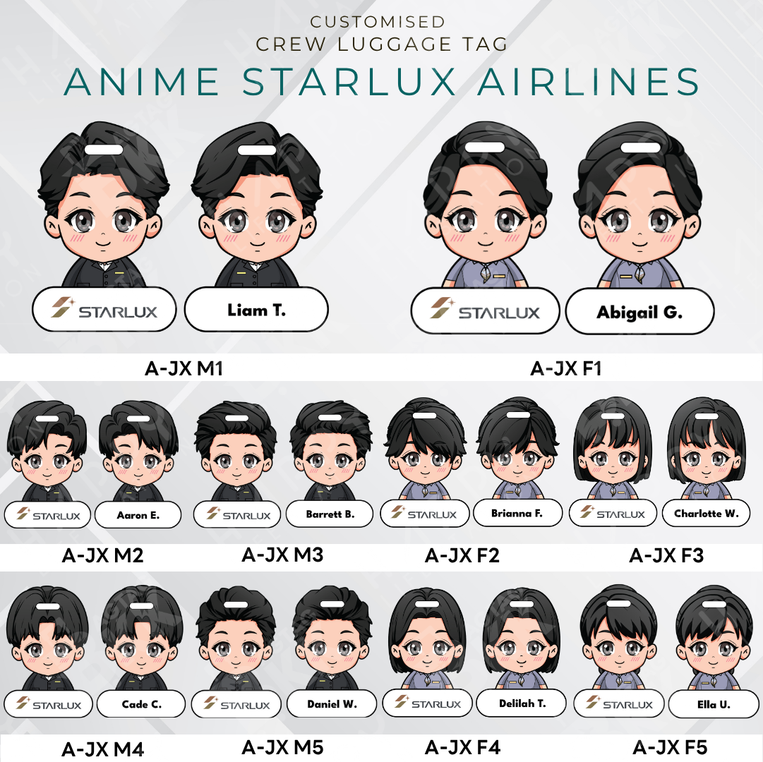 Starlux Airlines Crew - Anime Version – BAGTAGBKK