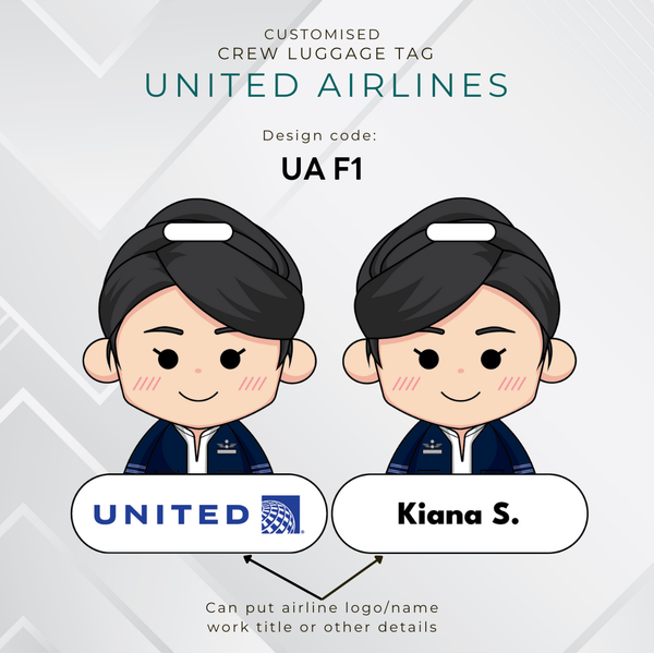 United Airlines Crew – BAGTAGBKK