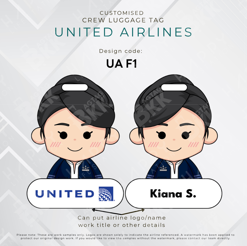 United Airlines Crew – BAGTAGBKK